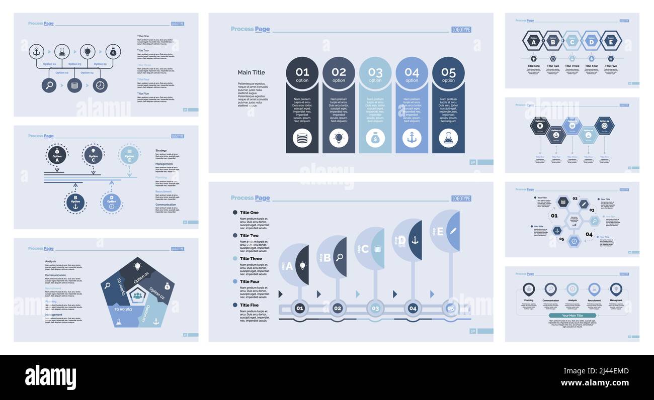 Infographic design set can be used for workflow layout, diagram, annual ...