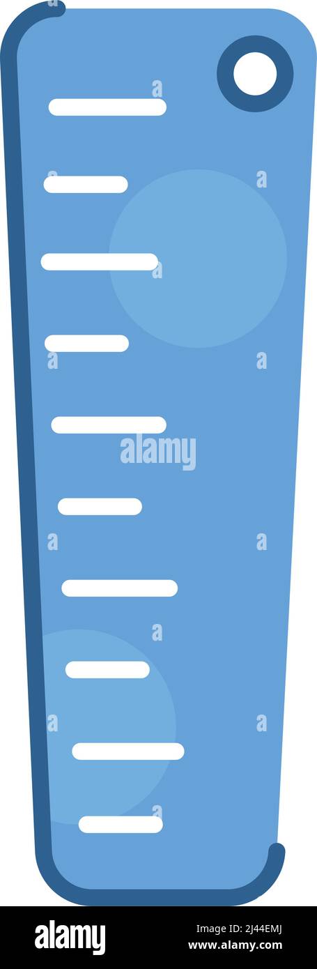 blue rule school supply icon Stock Vector Image & Art - Alamy