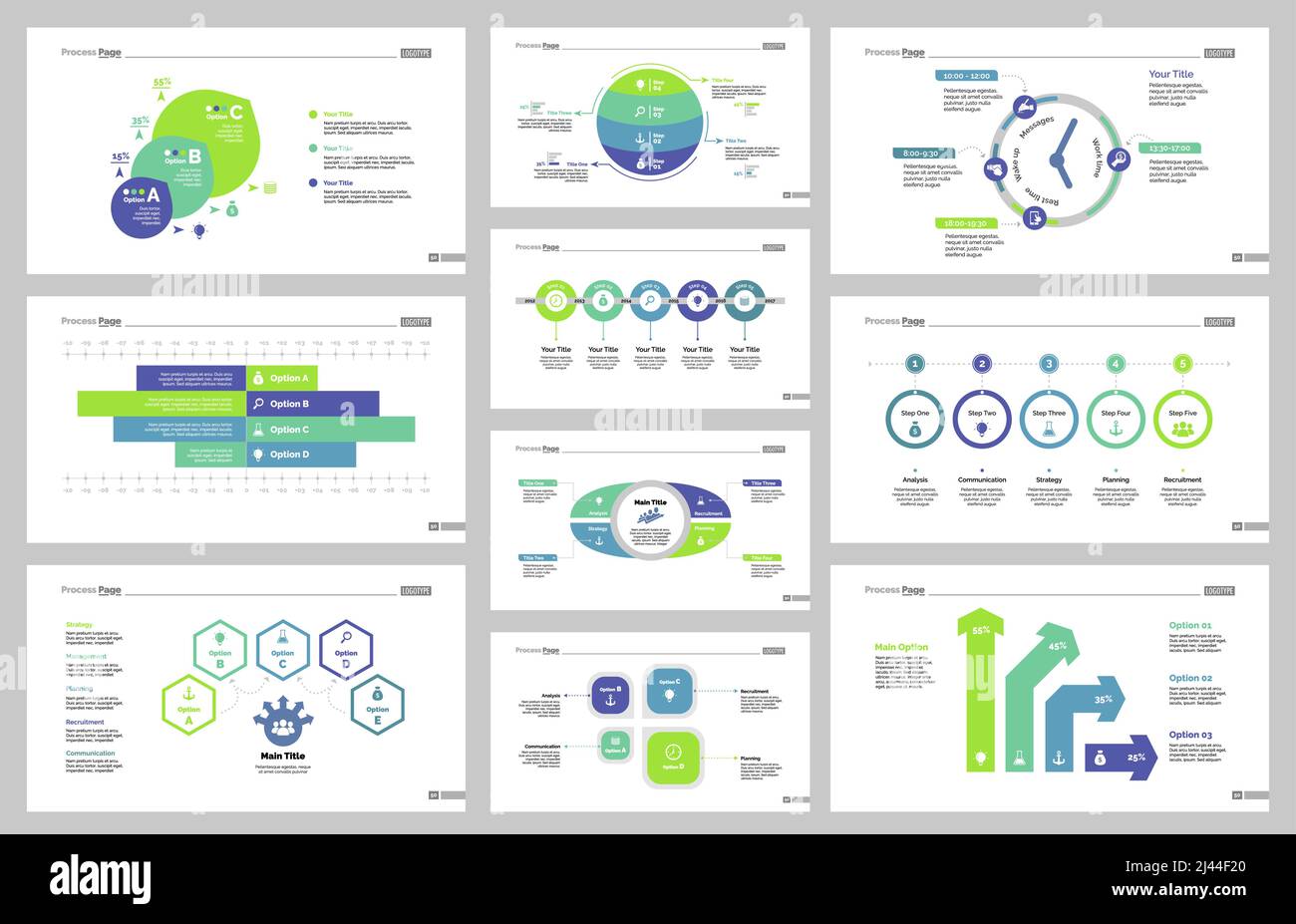 Infographic design set can be used for workflow layout, diagram, annual ...