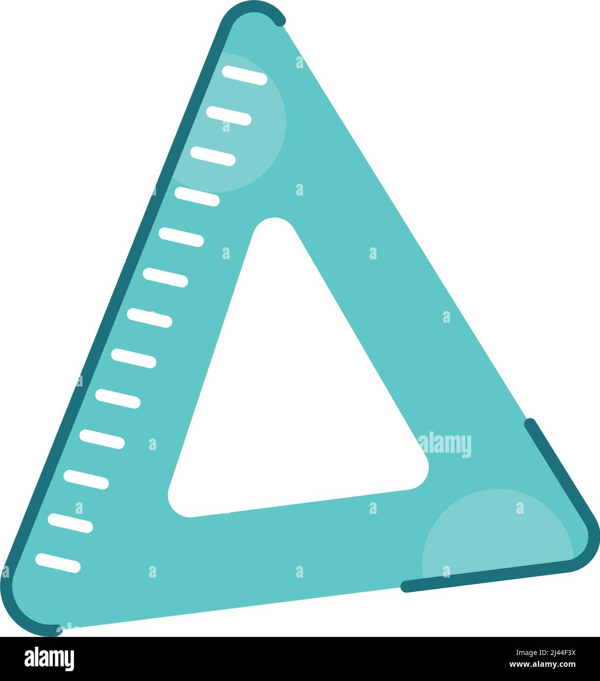 triangle rule school supply icon Stock Vector Image & Art - Alamy