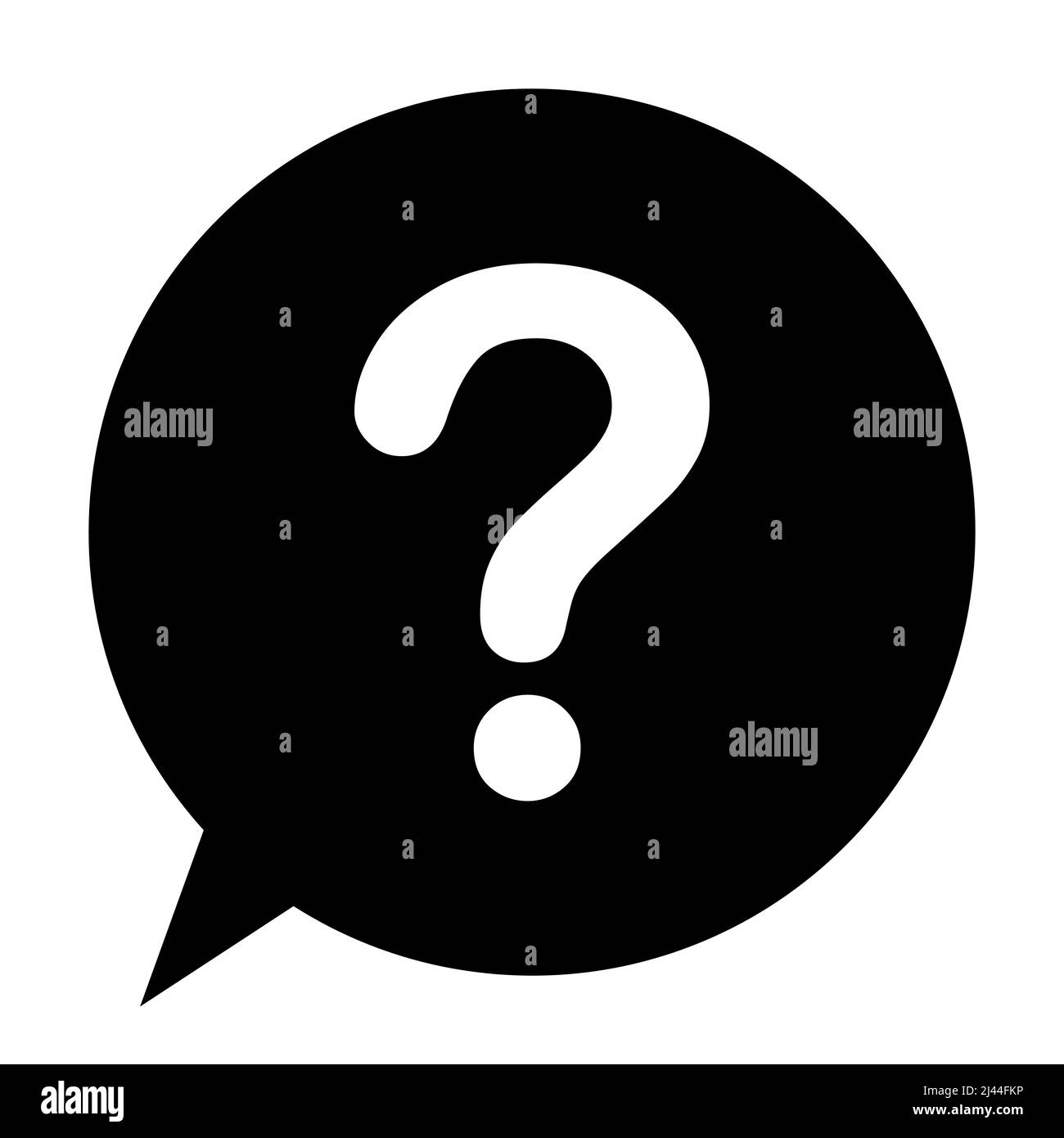 question icon vector for graphic design, logo, website, social media ...