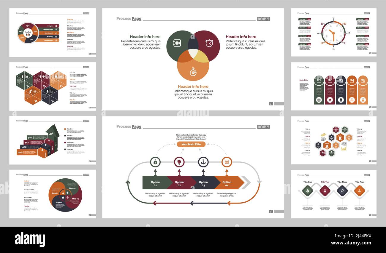Infographic design set can be used for workflow layout, diagram, annual ...