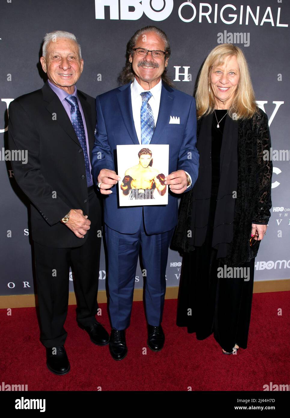 New York City, USA. 11th Apr, 2022. Alan Haft, Marty Haft and Helen ...
