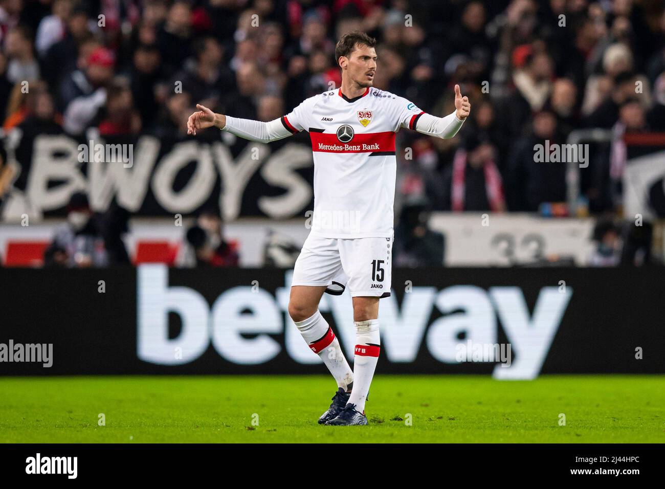 Stuttgart, Germany. 08th Apr, 2022. Soccer: Bundesliga, VfB Stuttgart - Borussia Dortmund ...