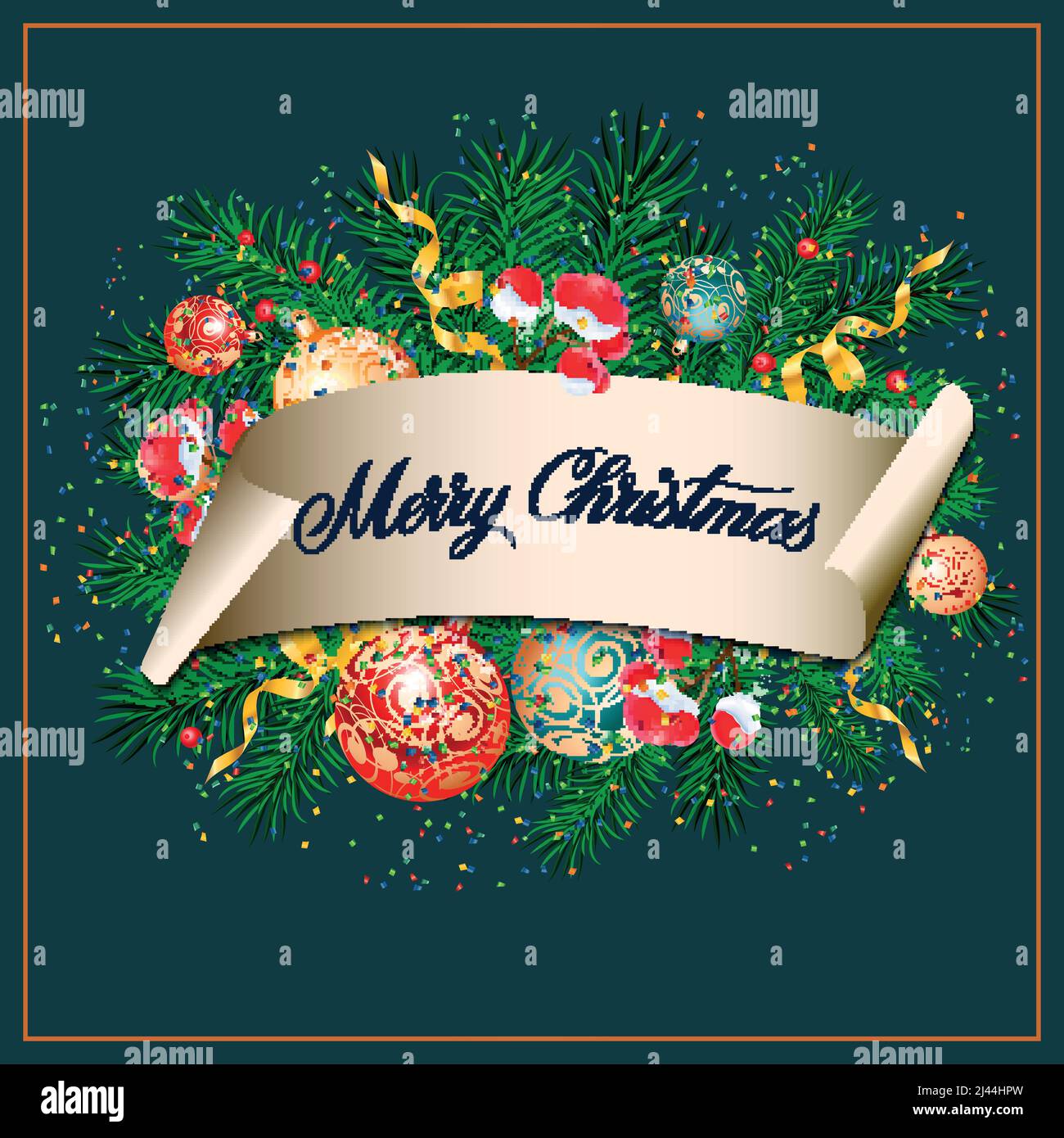 Inscription on scroll Stock Vector Images - Alamy