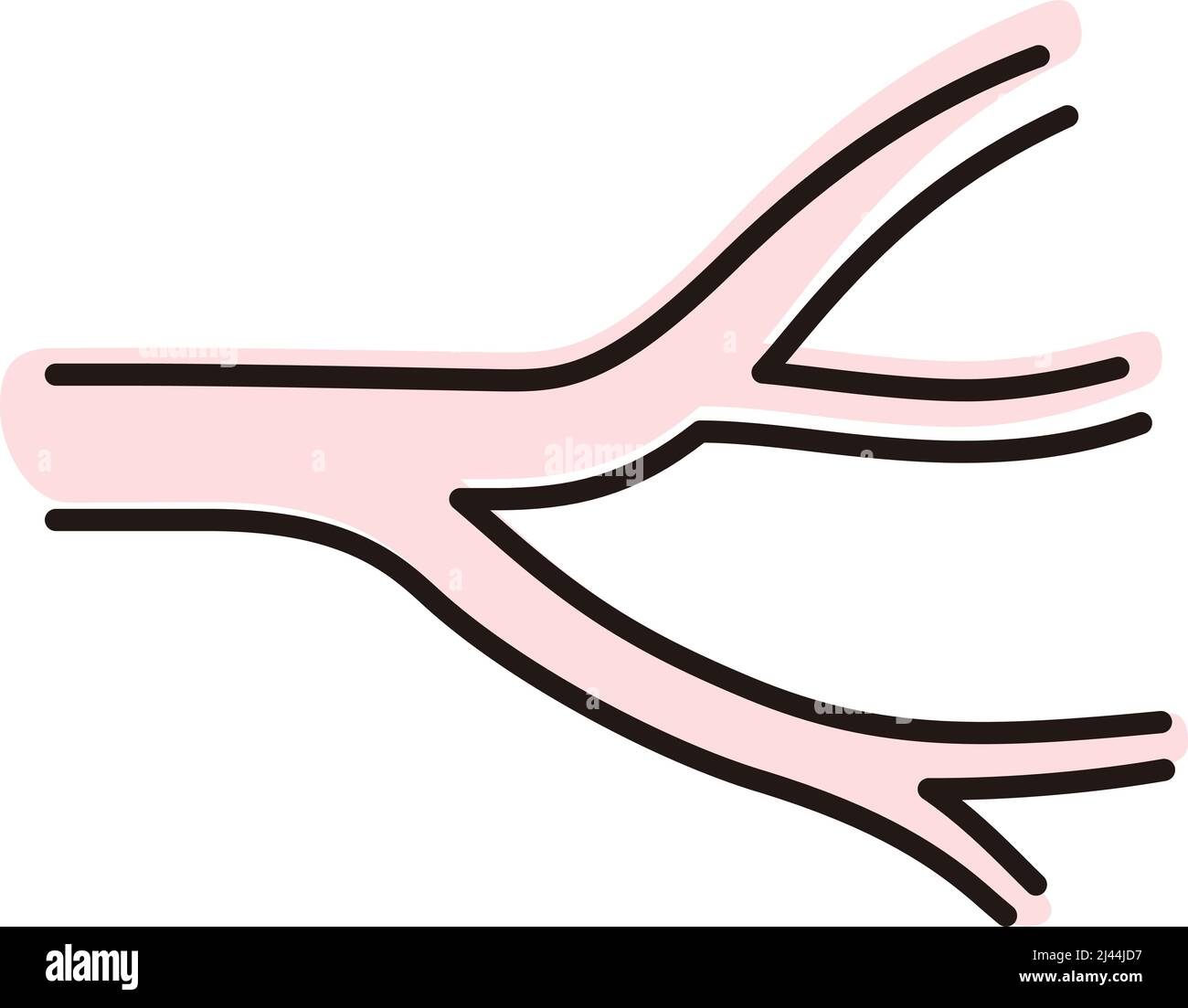 Human blood vessel icon, vector illustration Stock Vector Image & Art ...