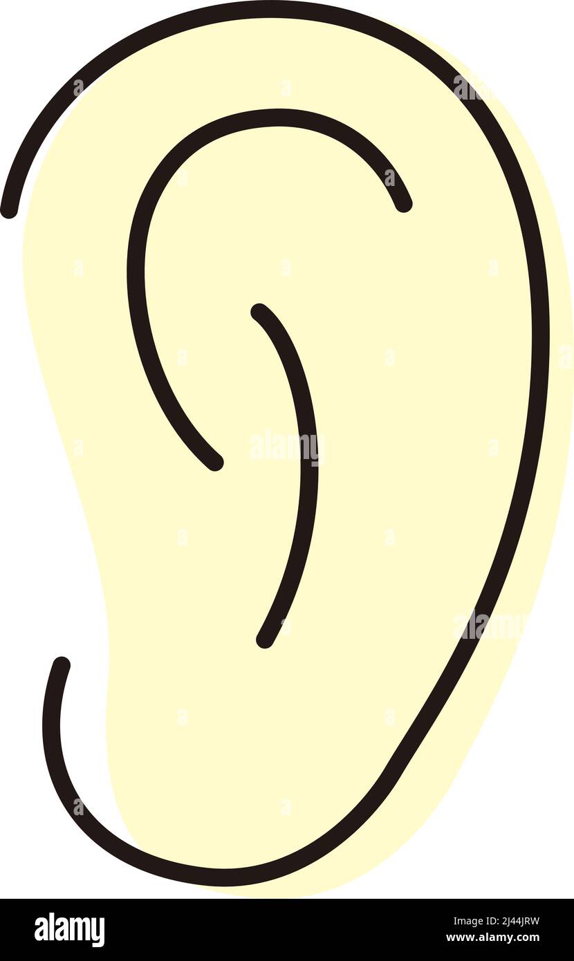 Human ear icon, vector illustration Stock Vector Image & Art - Alamy