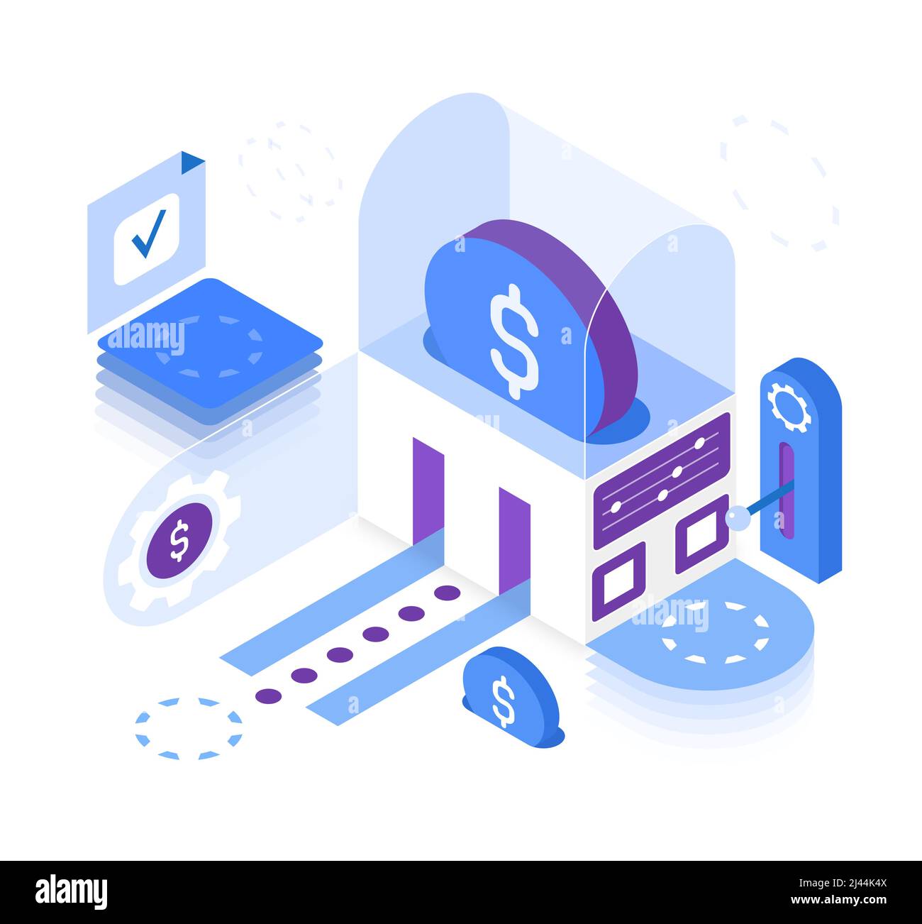 Financial investment in business creative idea. Economic resource ...