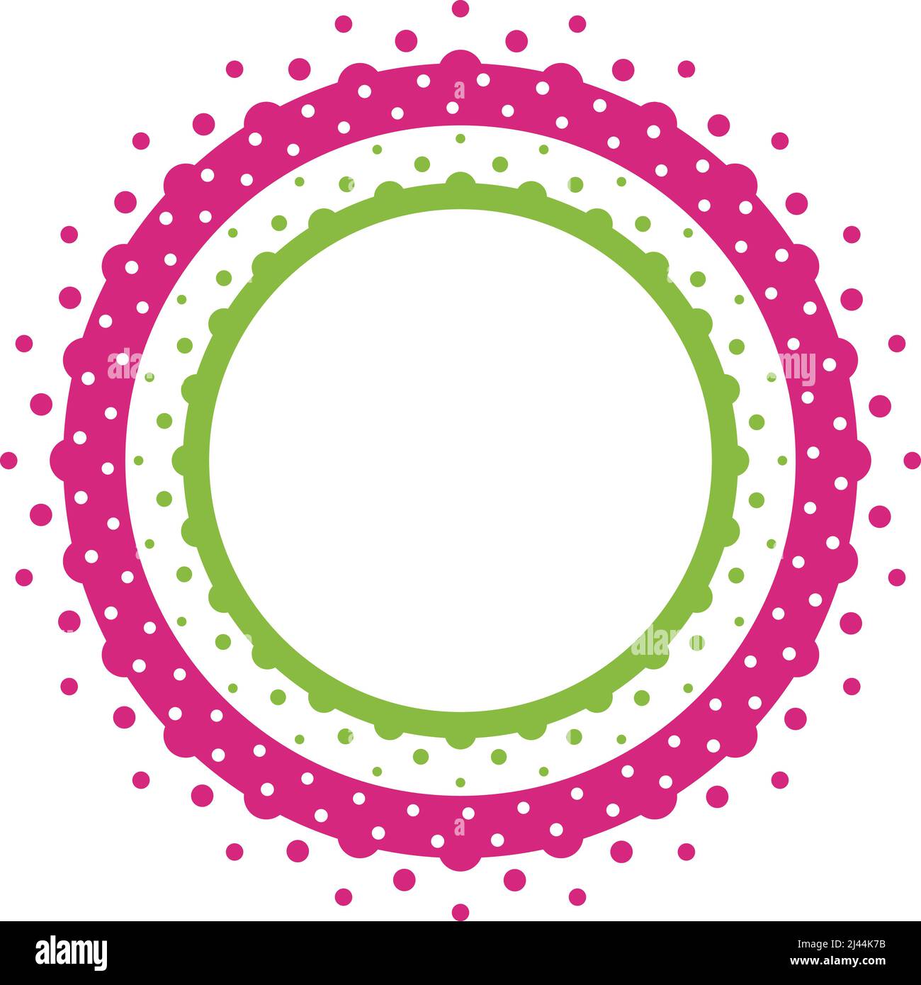 Abstract Halftone Circle Polka Design Element vector illustration Stock ...