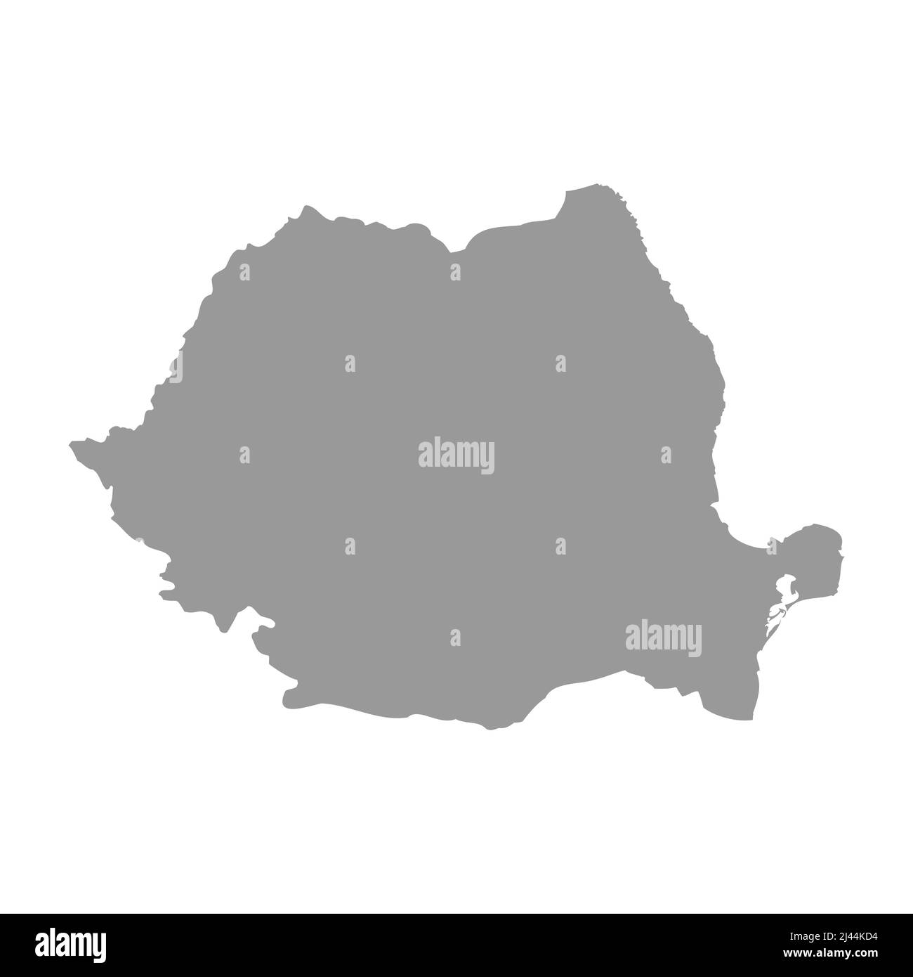 Romania vector country map silhouette Stock Vector Image & Art - Alamy