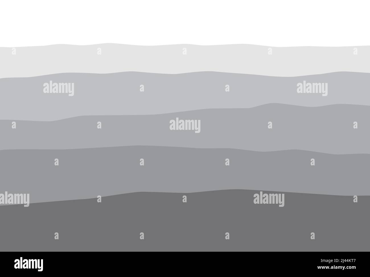 Mountain in fog, Chinese brush painting, vector illustration Stock ...