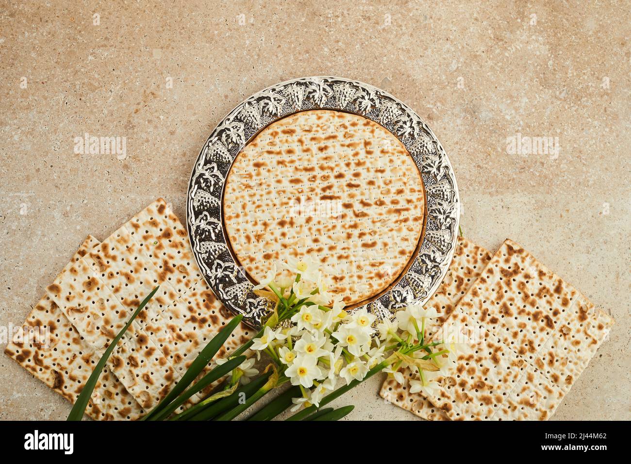 Pesah celebration concept, jewish Passover holiday. Traditional ritual ...