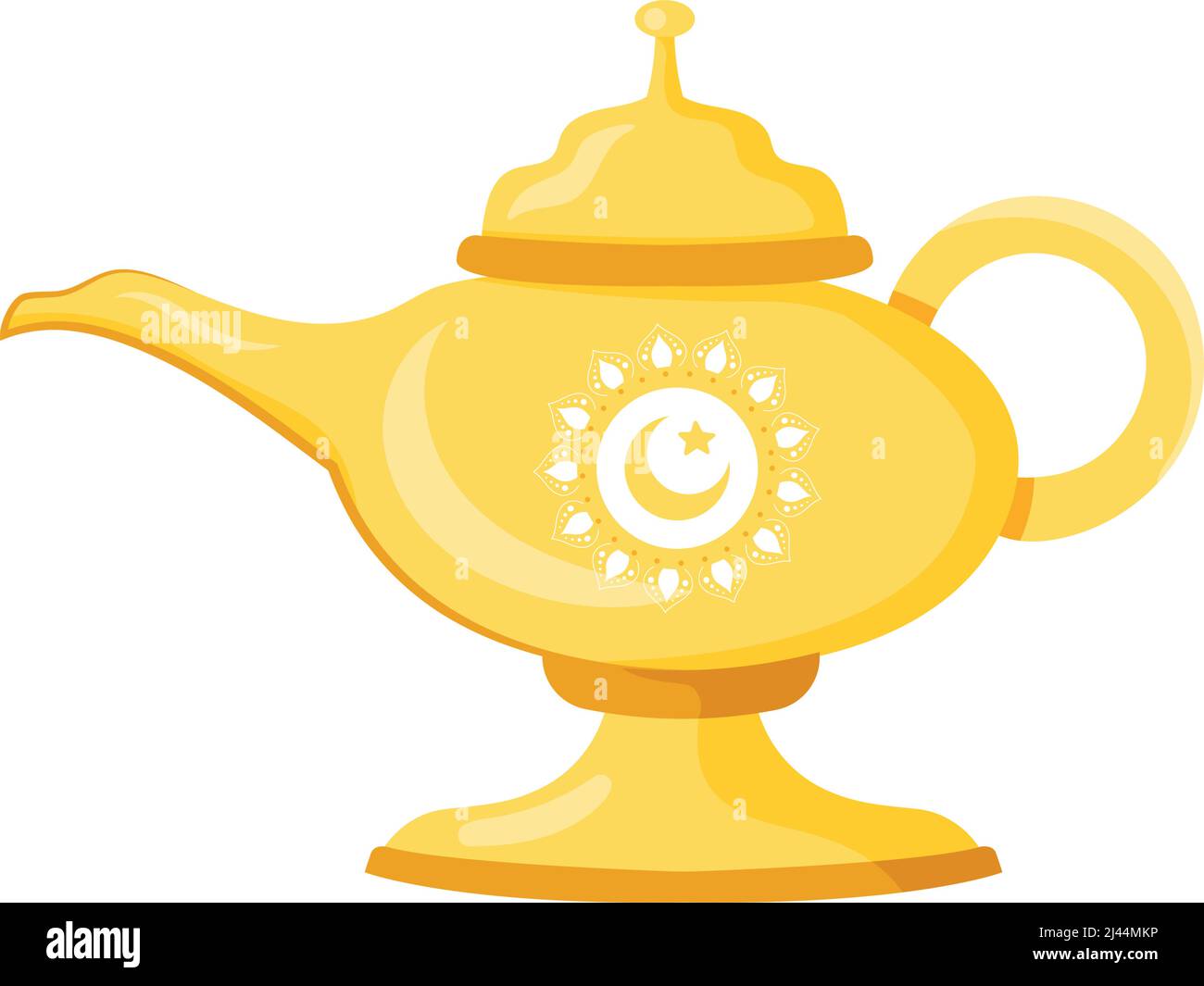 golden arabic teapot culture icon Stock Vector Image & Art - Alamy