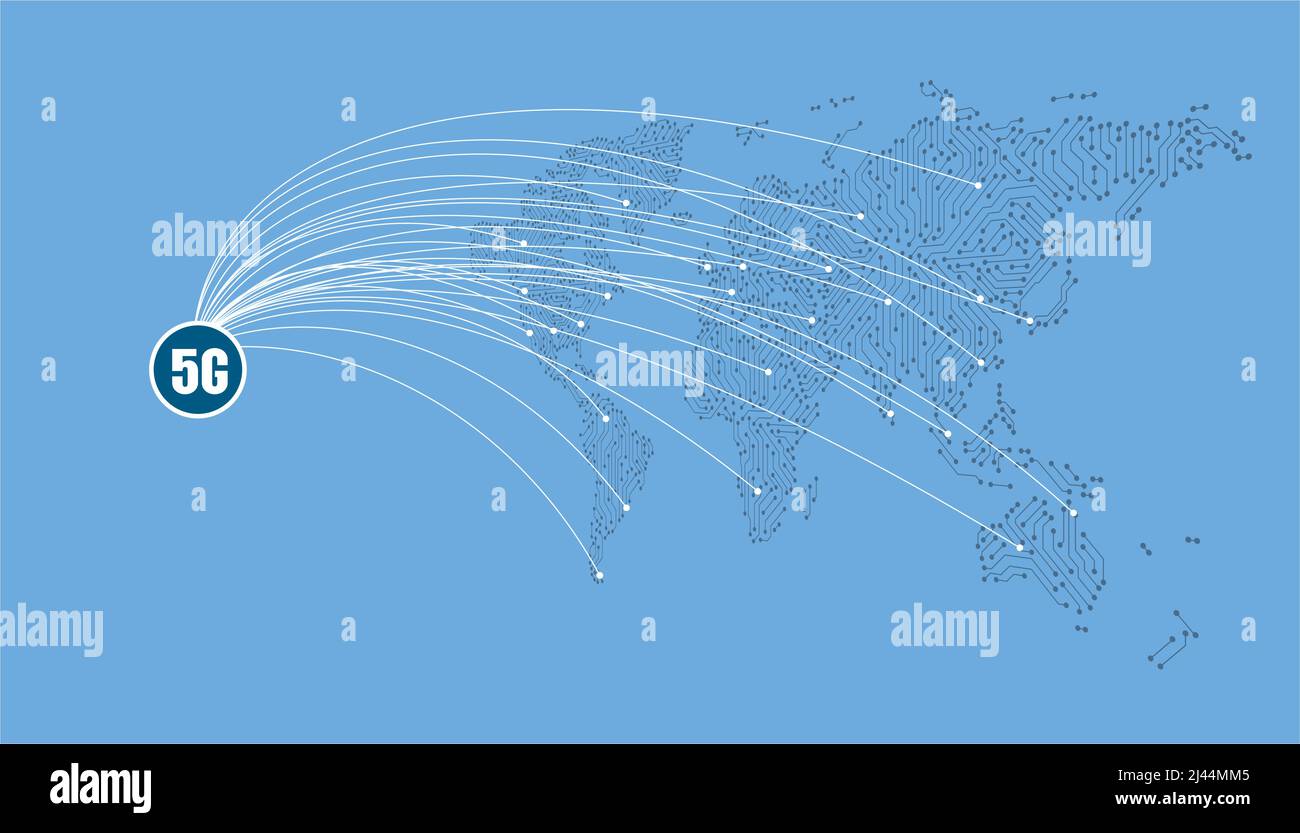 5G 5th generation mobile network wireless Systems in the world ...