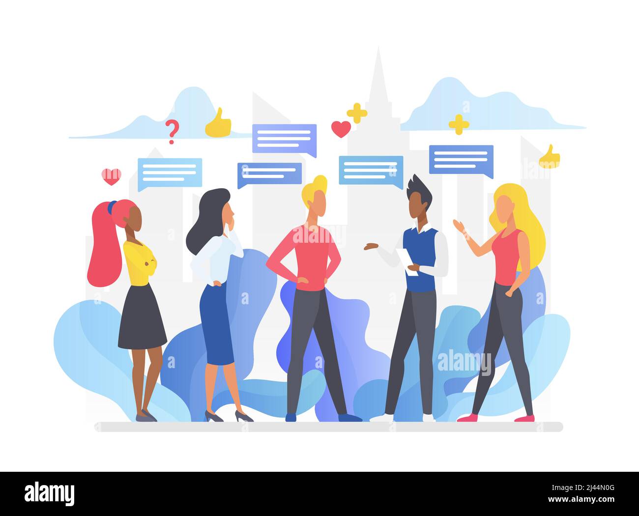 Crowd point of view Stock Vector Images - Alamy