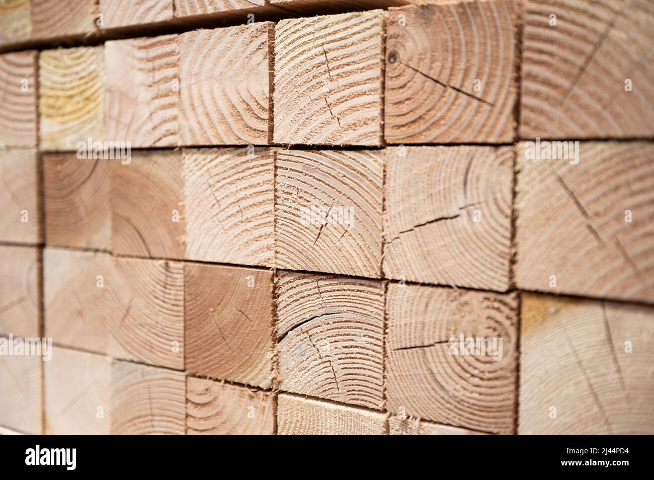Rottweil, Germany. 30th Mar, 2022. Stacked wood for pallets is in a ...