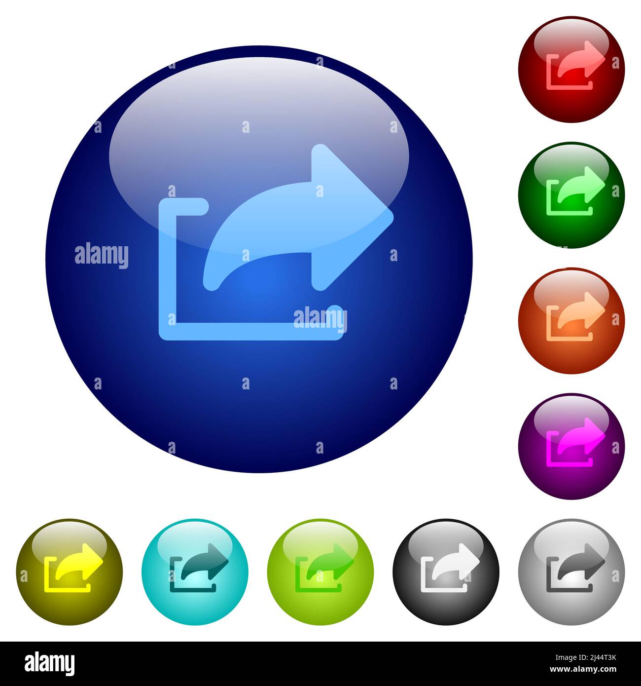 Export symbol solid icons on round glass buttons in multiple colors ...