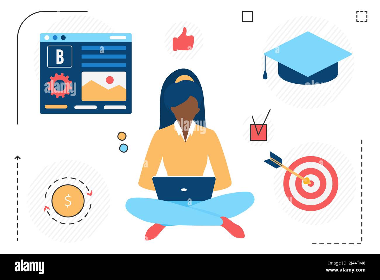 Market segmentation and marketing targeting audience. Advertising and ...