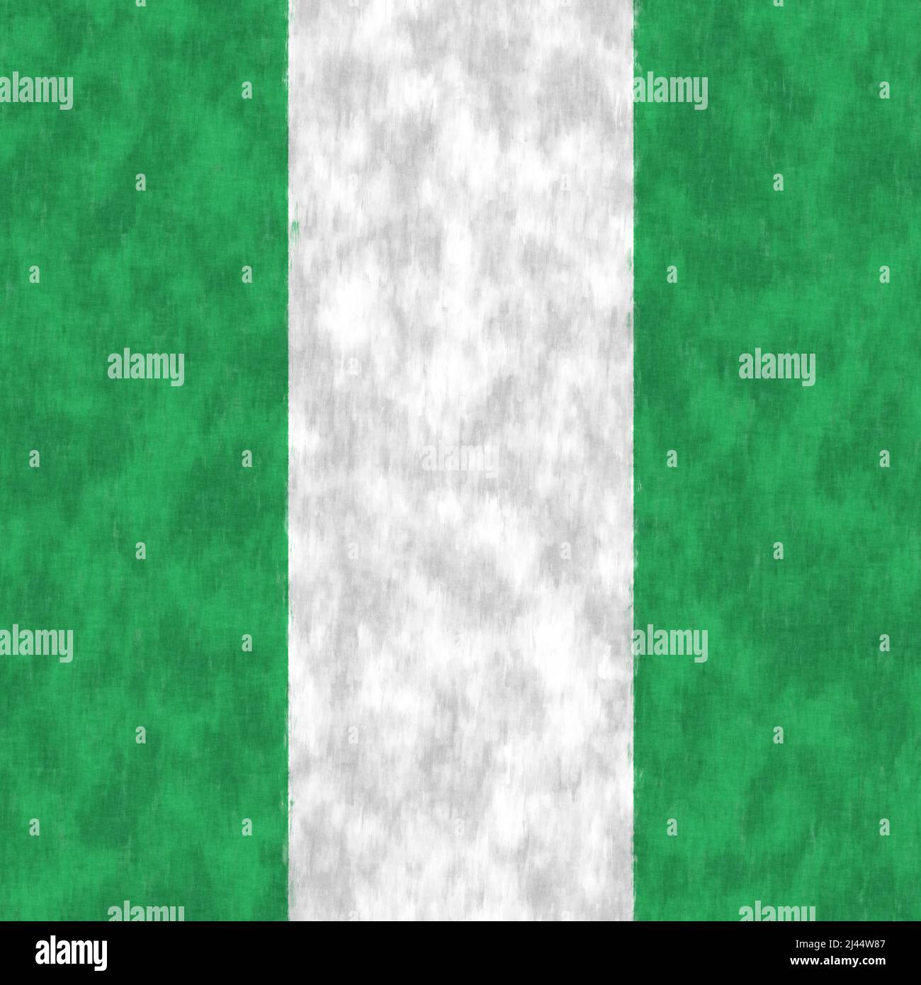 Nigeria oil painting. Nigerian emblem drawing canvas. A painted picture ...