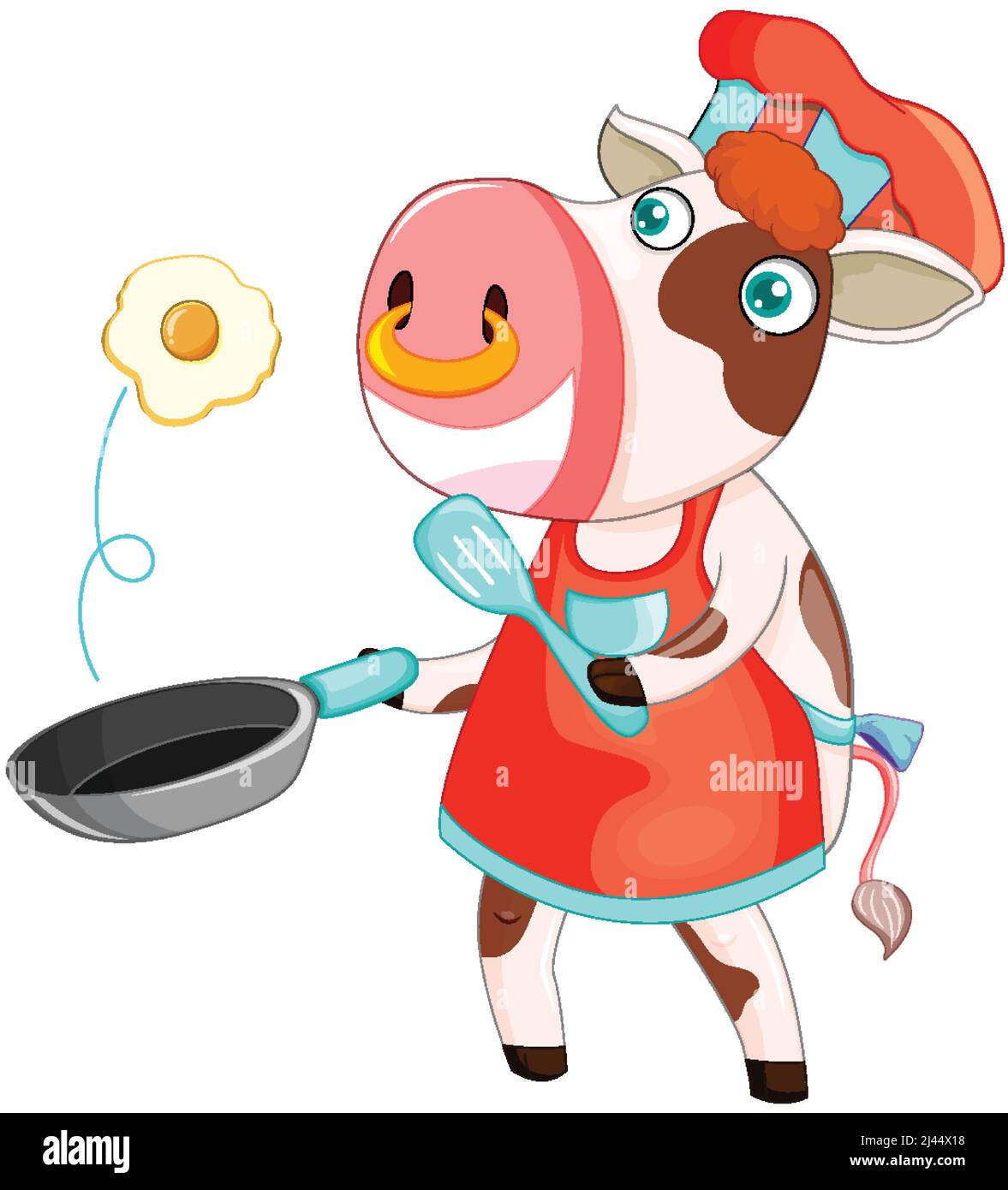 Cartoon Cow Chef