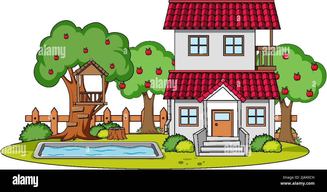 Doodle house cartoon design illustration Stock Vector Image & Art - Alamy