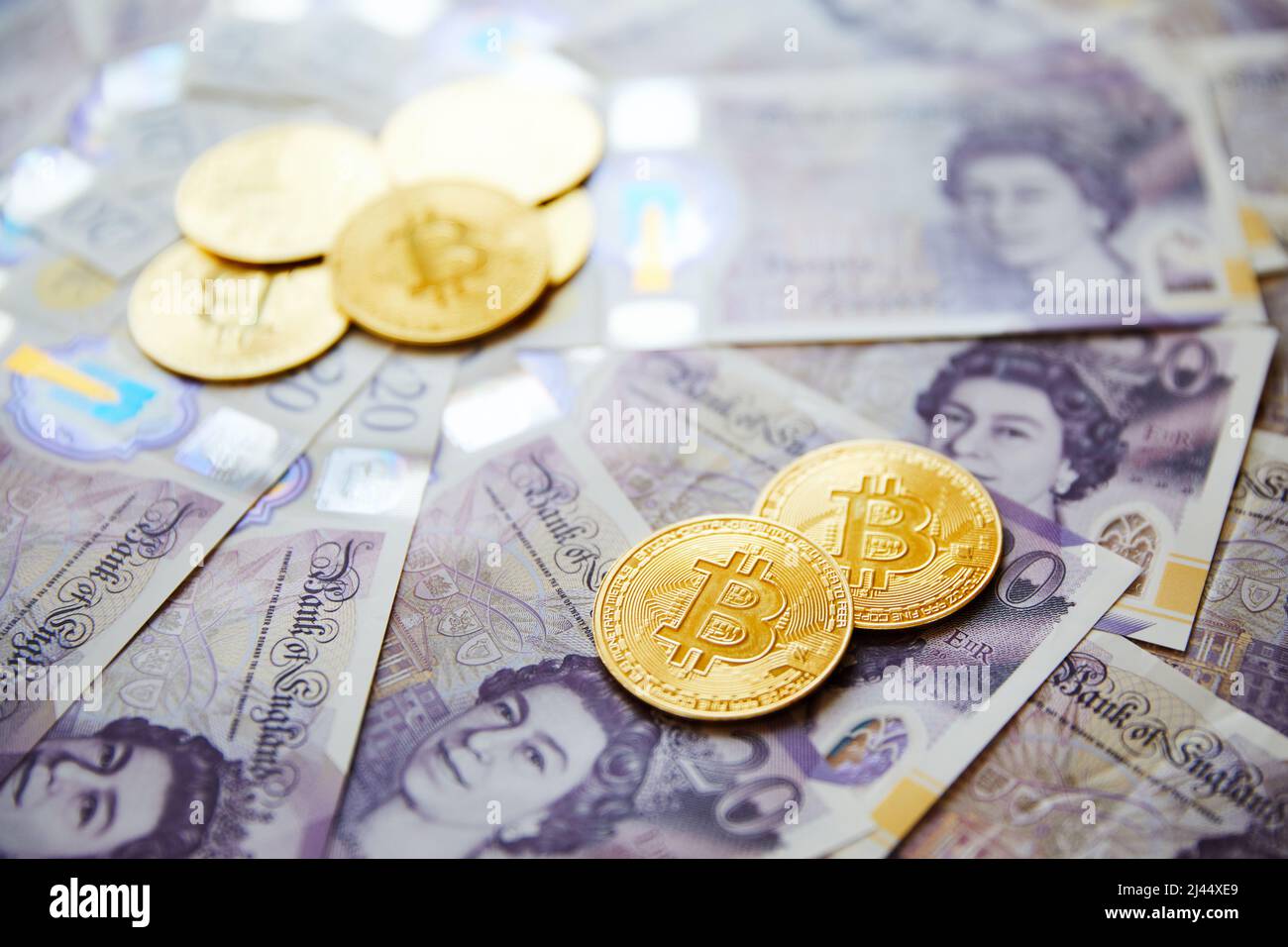 Bitcoin over british pound hi-res stock photography and images - Alamy