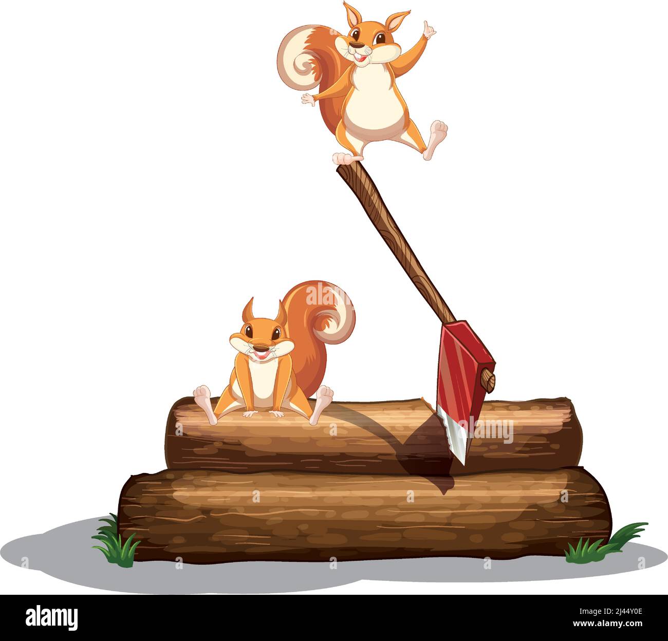 Rodent animal fauna autumn Cut Out Stock Images & Pictures - Alamy