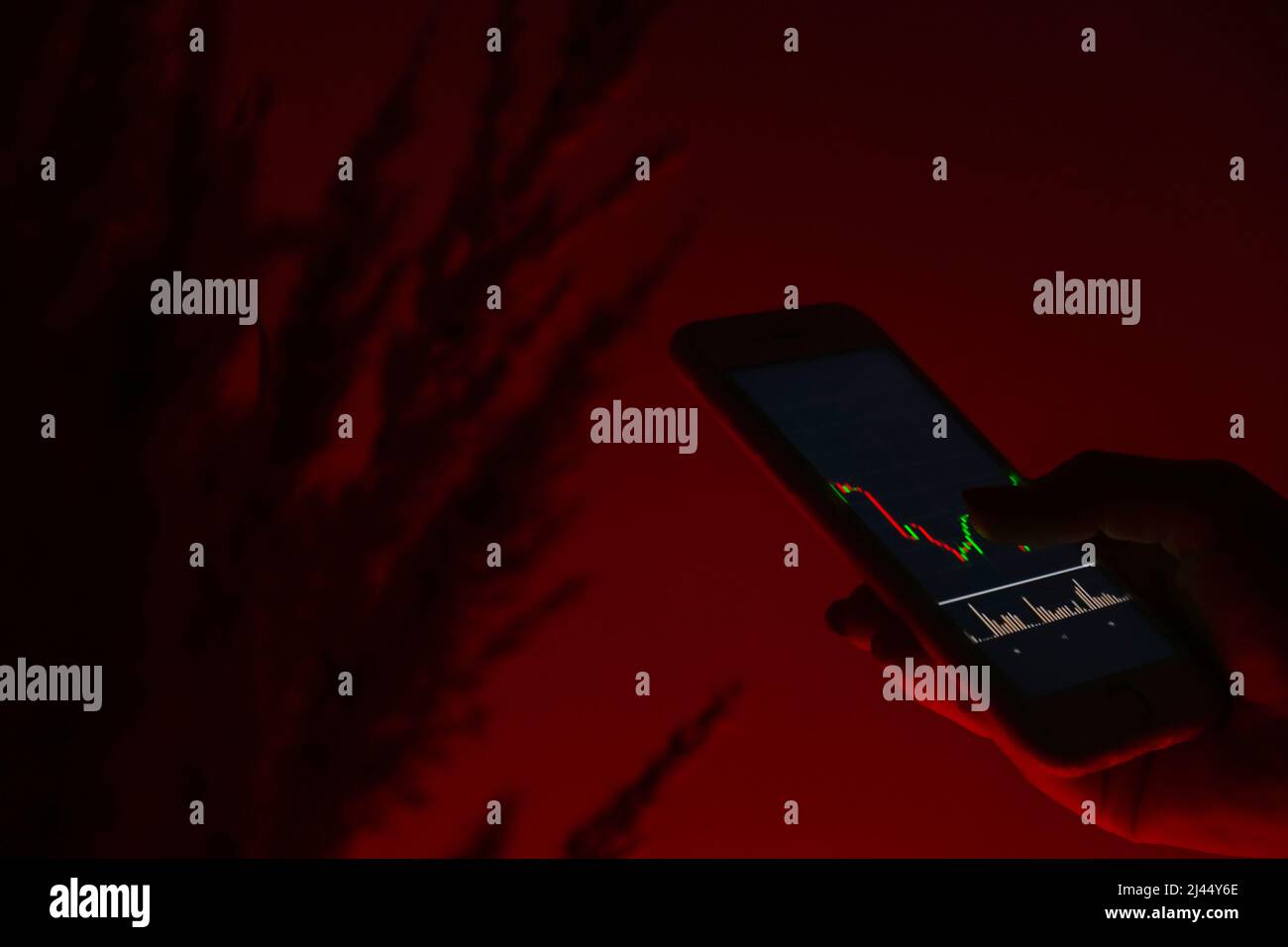 Stock market graph for tranding and investment in security exchange ...