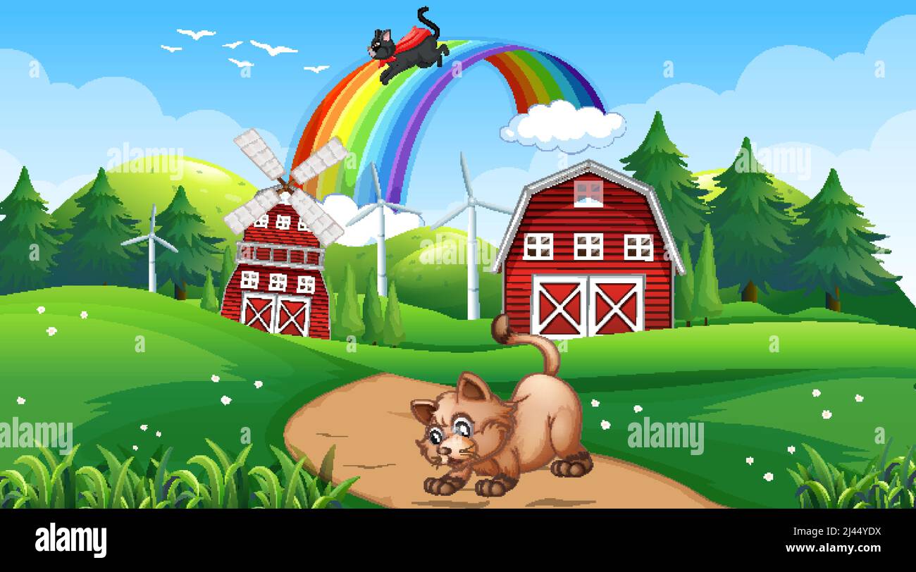 Baby cats playing Stock Vector Images - Alamy