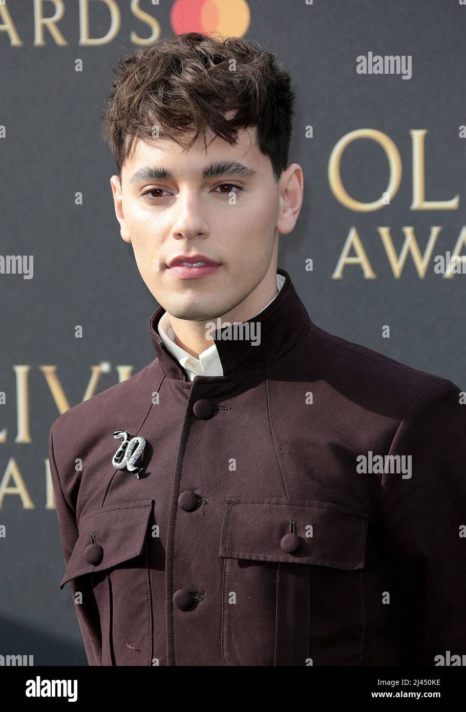 Apr 10, 2022 - London, England, UK - Max Harwood attending The Olivier ...