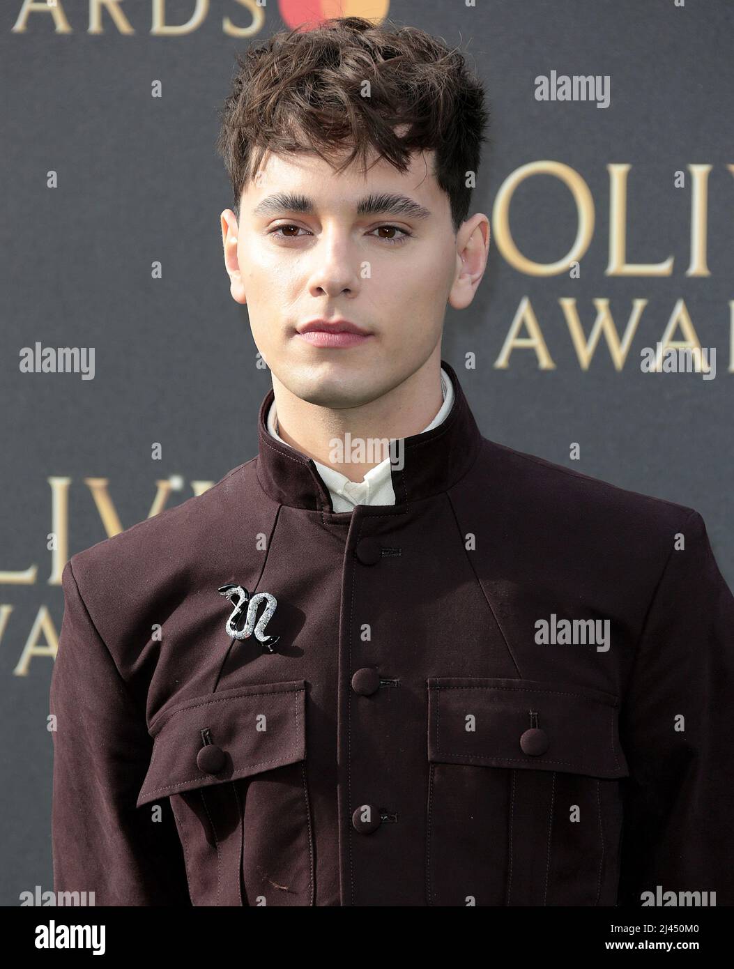 Apr 10, 2022 - London, England, UK - Max Harwood attending The Olivier ...