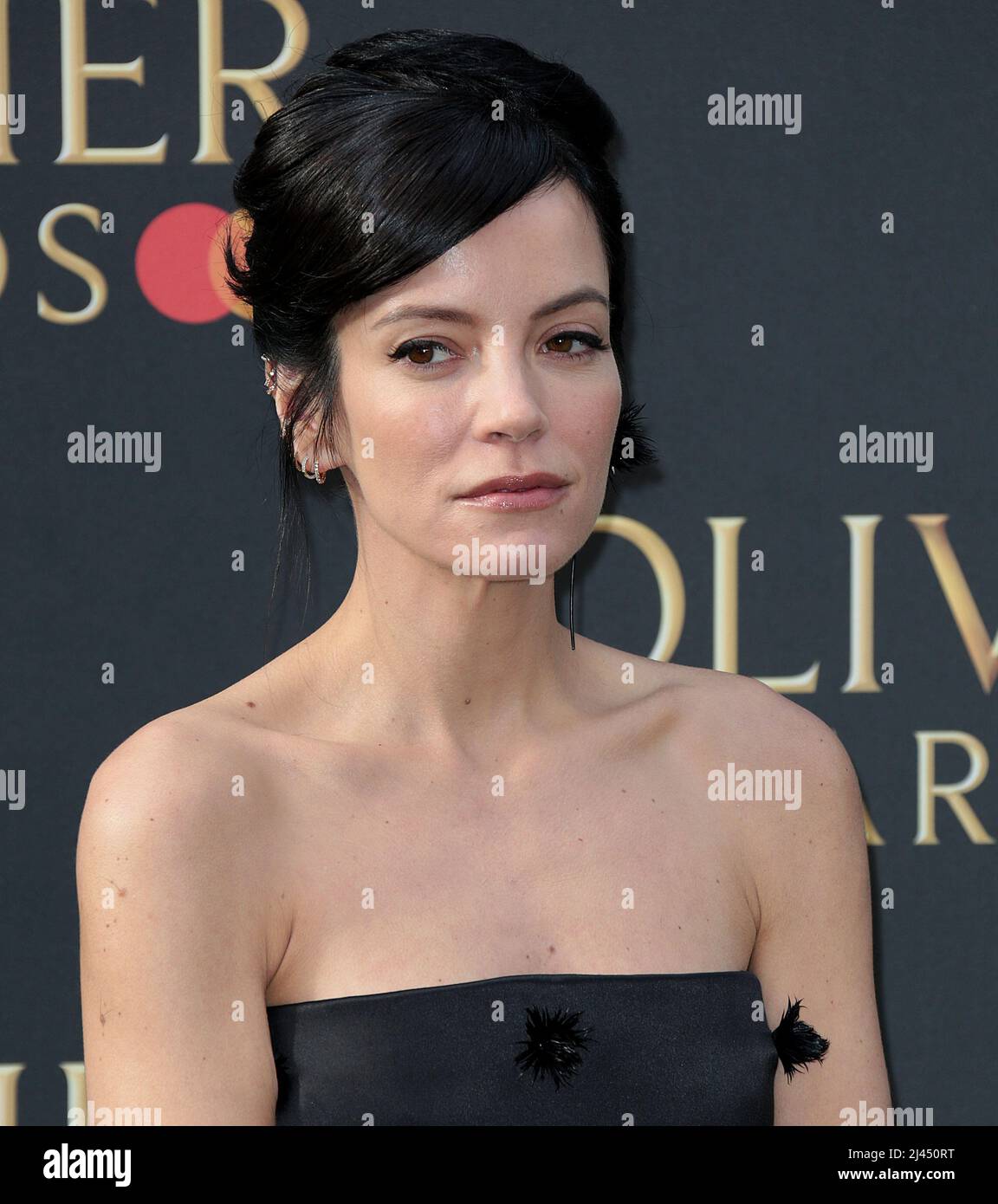 Apr 10, 2022 - London, England, UK - Lily Allen attending The Olivier ...
