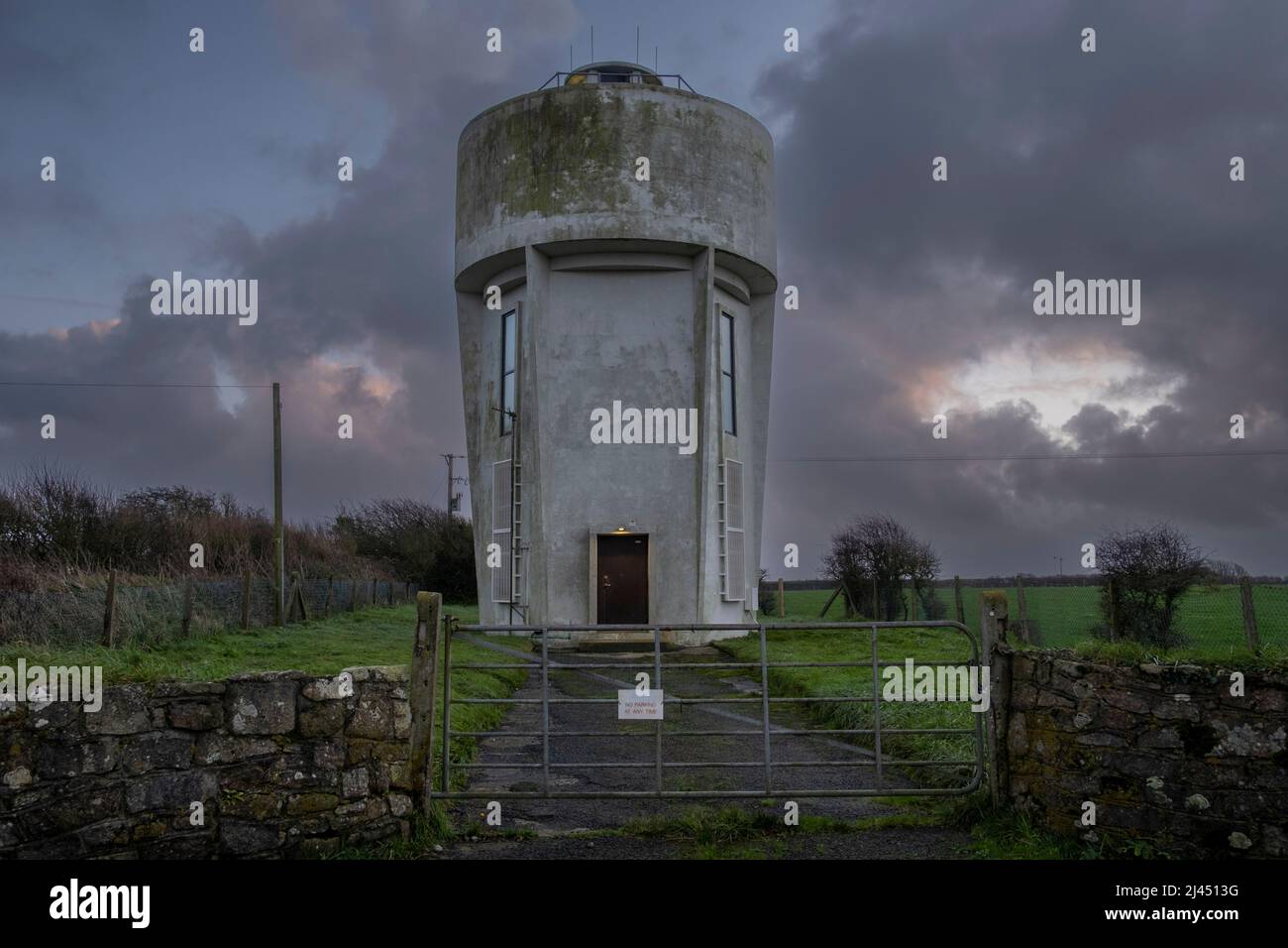 The old water tower at East Prawle in South Devon Stock Photo - Alamy