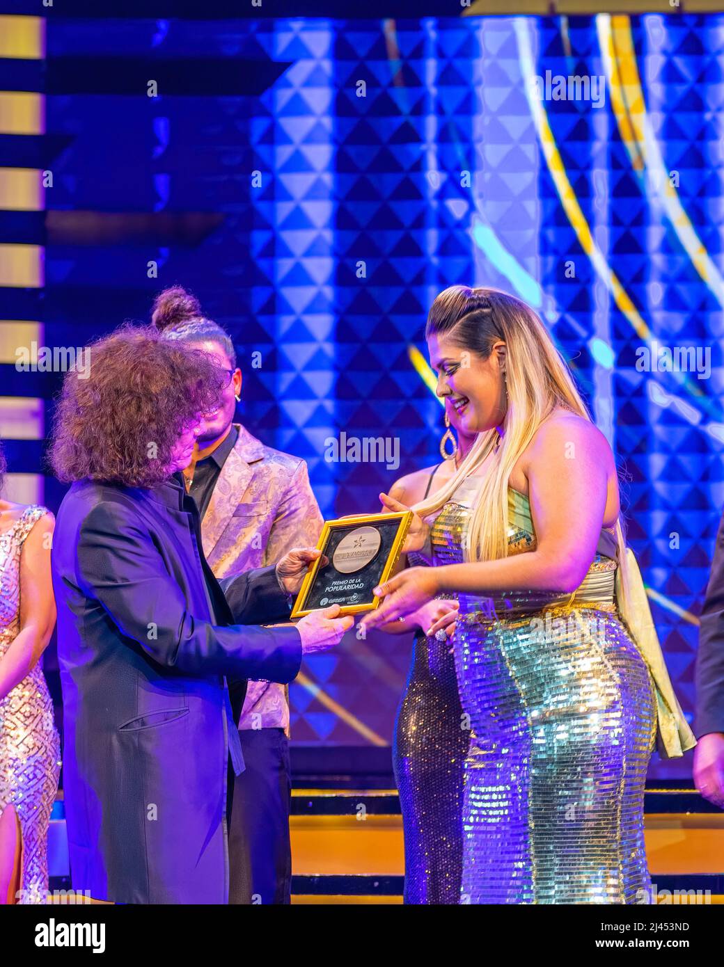 Ana Mariam, representing Pinar del Rio, wins the popularity award. The ...
