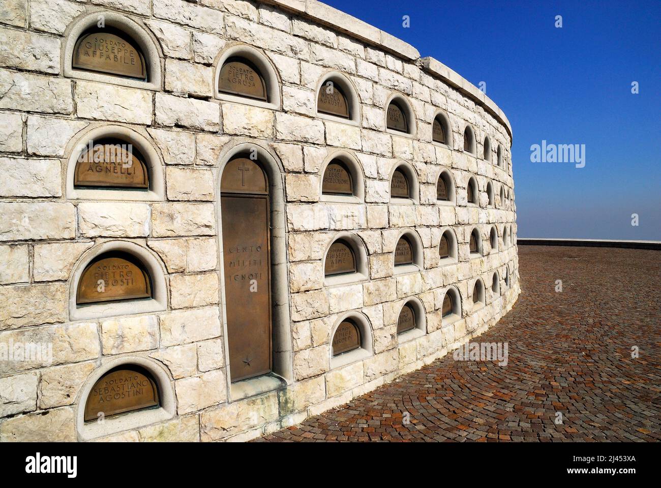 Veneto, Italy: Mount Grappa, talian and Austro-Hungarian Ossuary ...