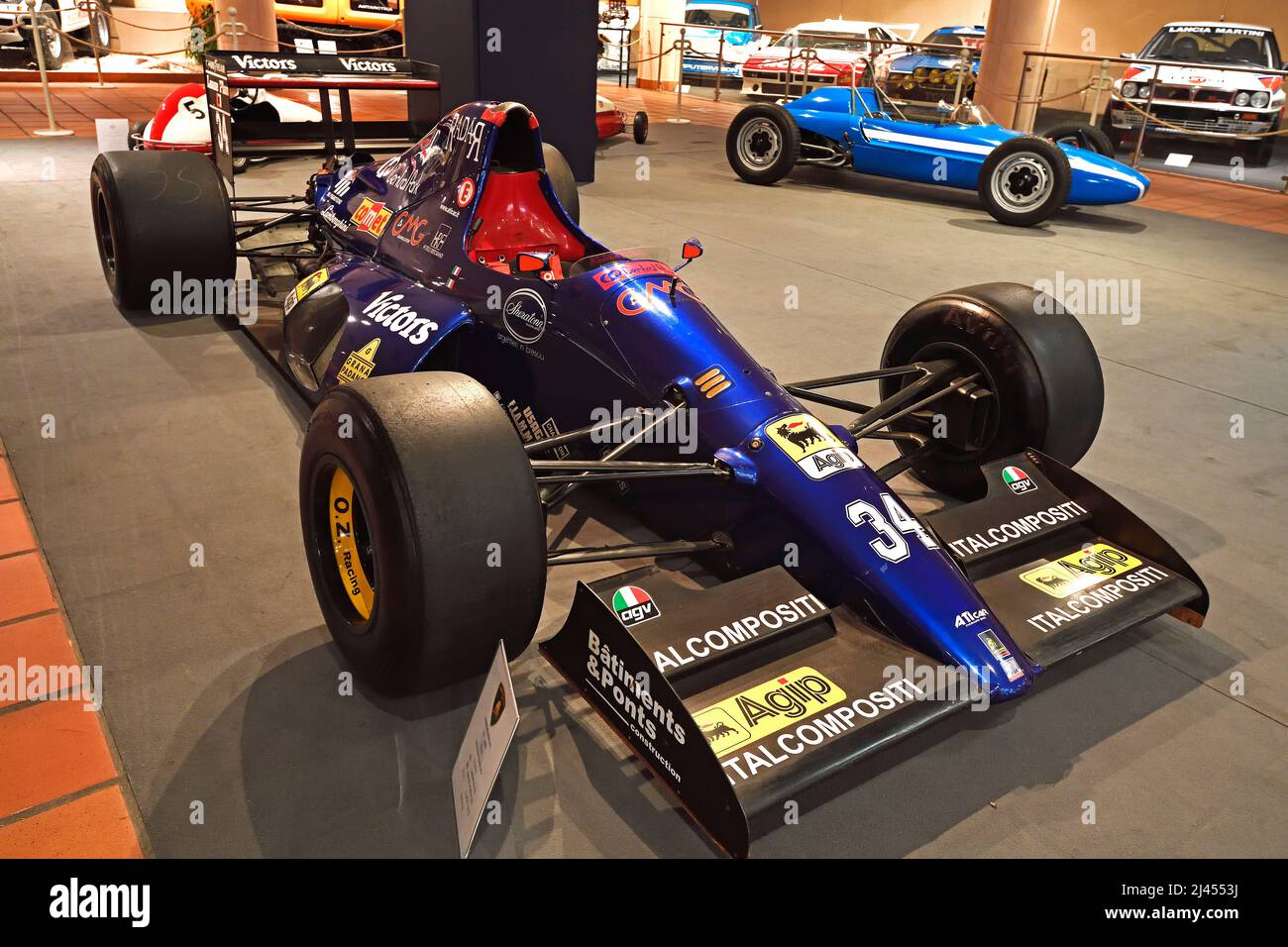 Lamborghini 291, Formel 1 , 1991, Fahrer Larini Nicola, Eric van de ...