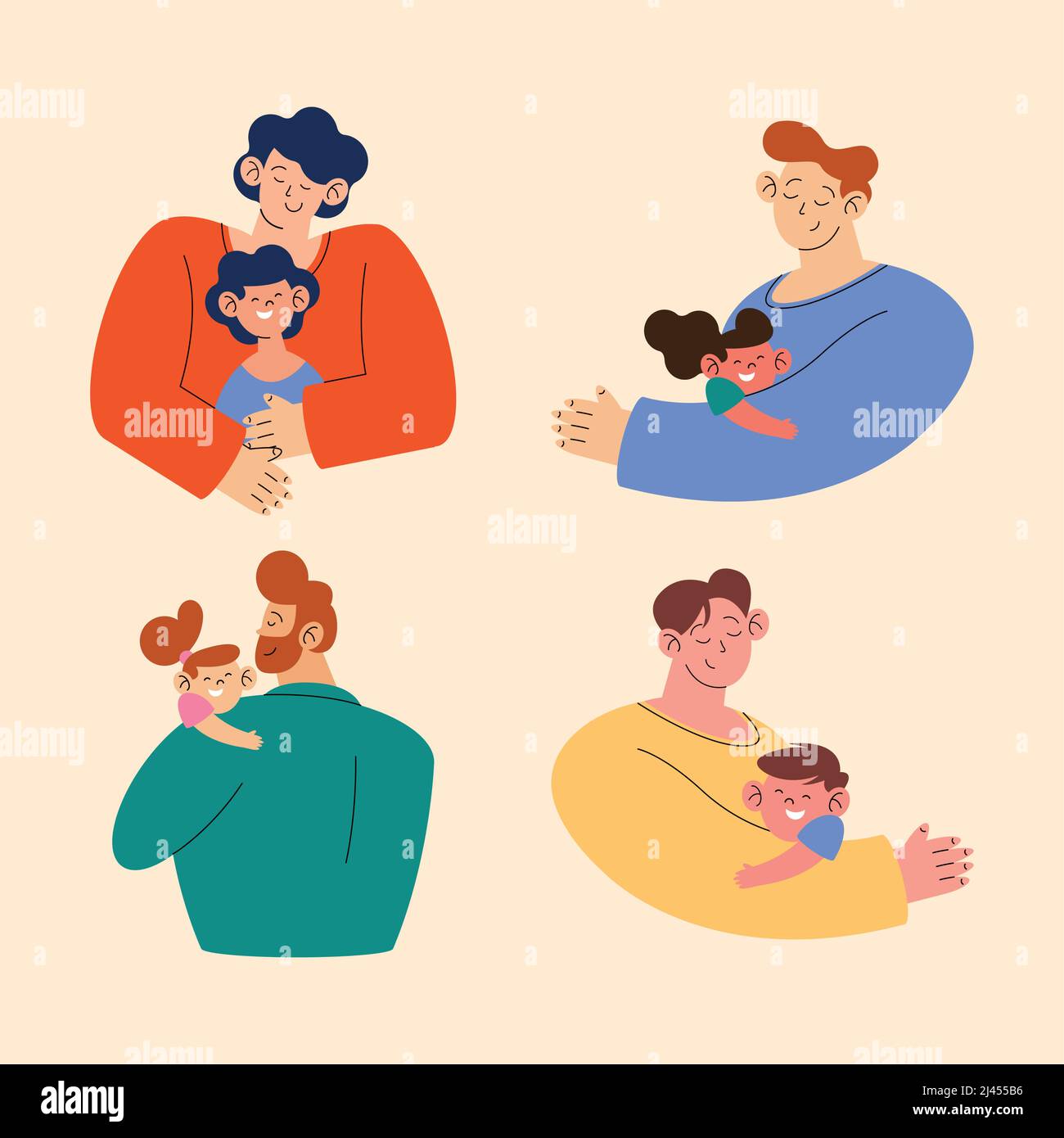 Eight daughters Stock Vector Images - Alamy