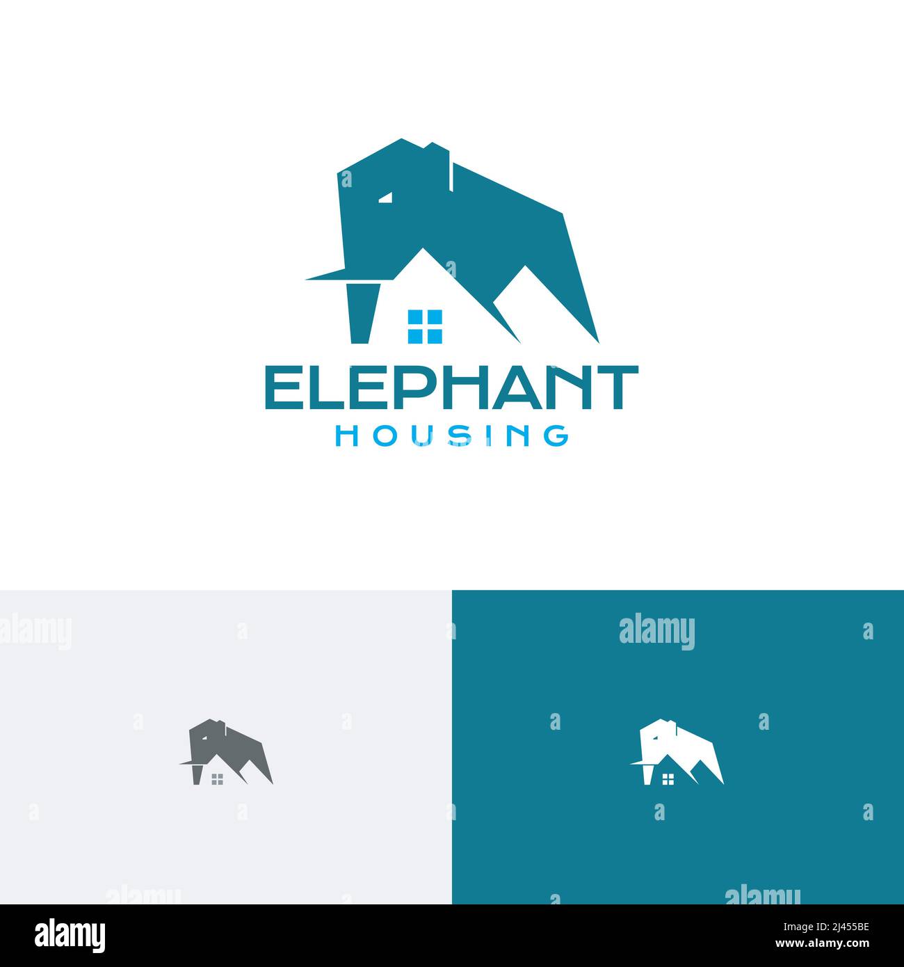 House sign elephant Stock Vector Images - Alamy