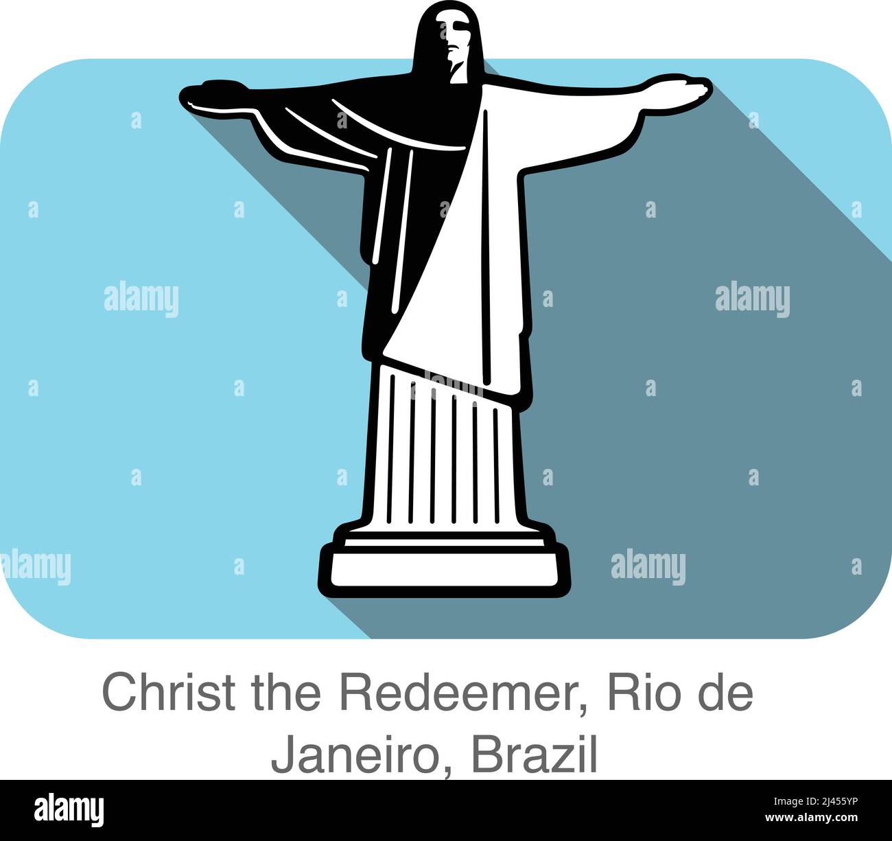 Christ the redeemer statue silhouette Cut Out Stock Images & Pictures ...