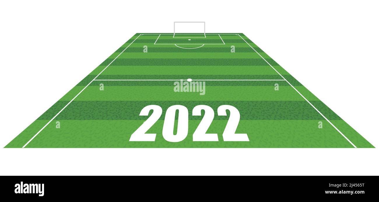 Empty soccer field and stadium Cut Out Stock Images & Pictures - Alamy