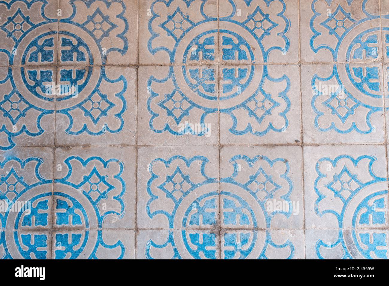 classic mosaic ceramic tile pattern vintage tiles background Stock Photo - Alamy