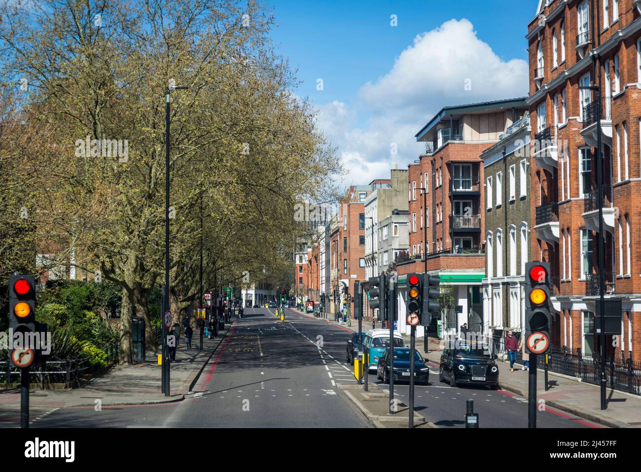 Vauxhall Bridge Road, London, SW1, England, UK Stock Photo - Alamy