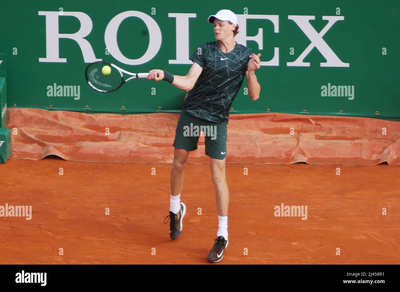 Jannik Sinner of Italy during the Rolex Monte-Carlo Masters 2022, ATP ...