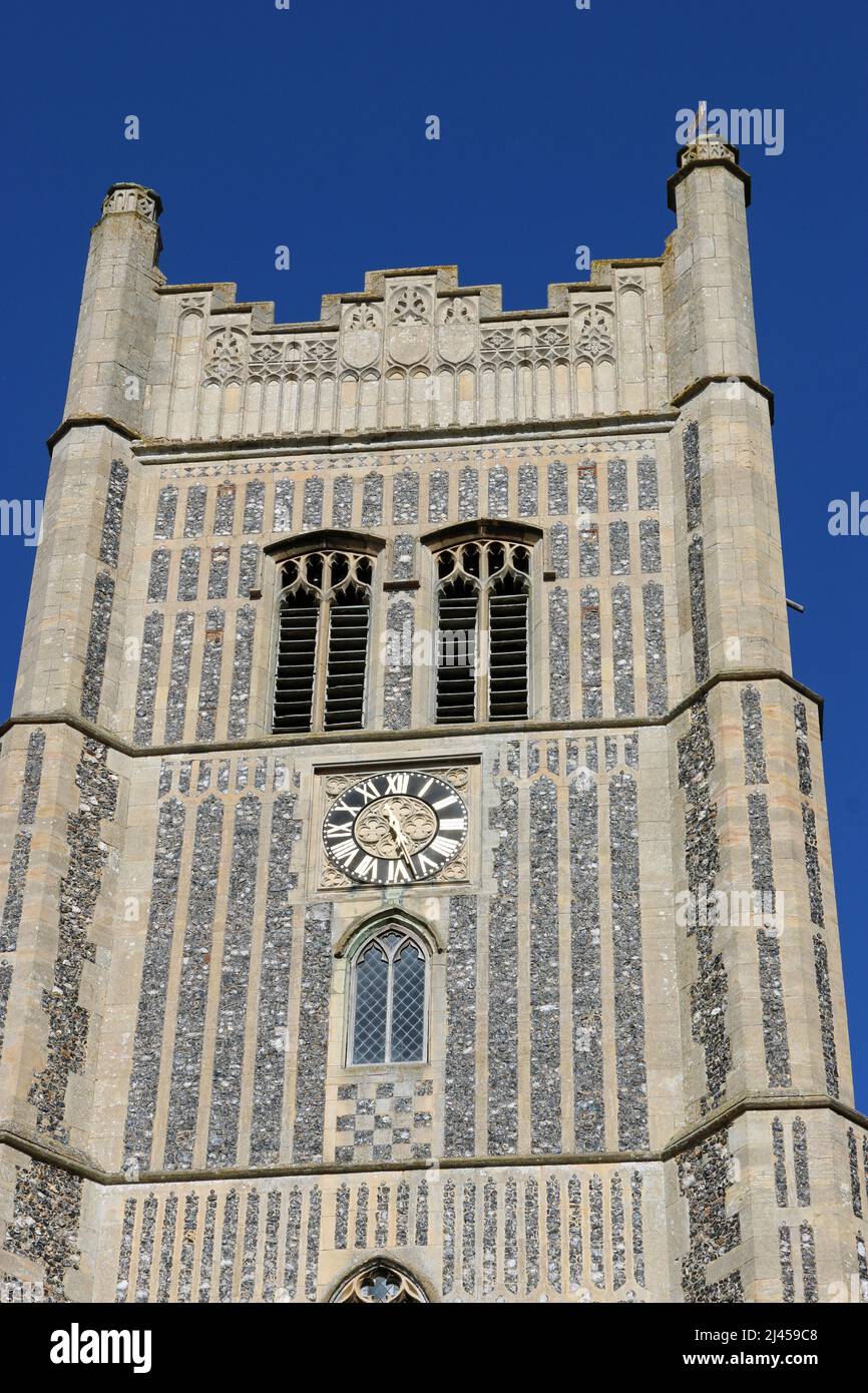 West tower of Eye parish church of Saint Peter and Saint Paul in ...