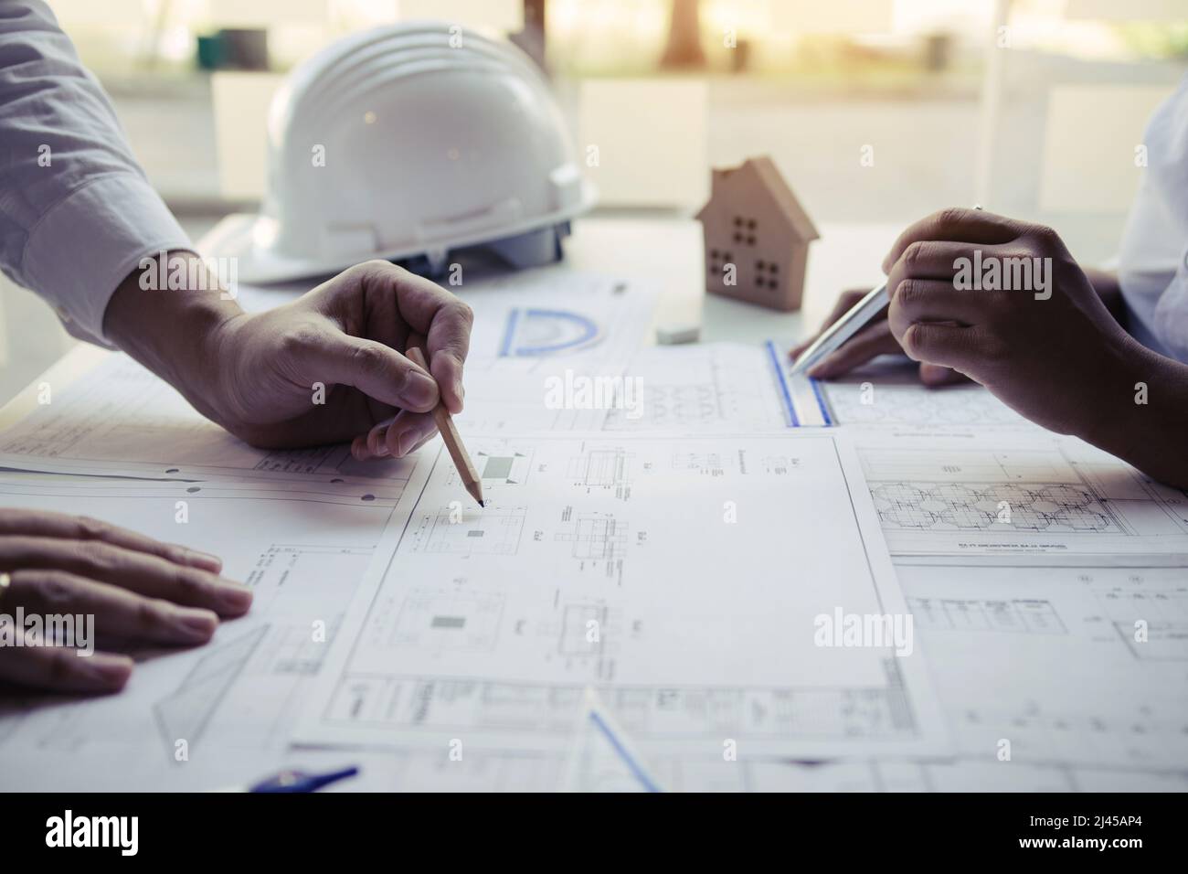 Engineers are helping to design work on blueprints and collaborate on ...