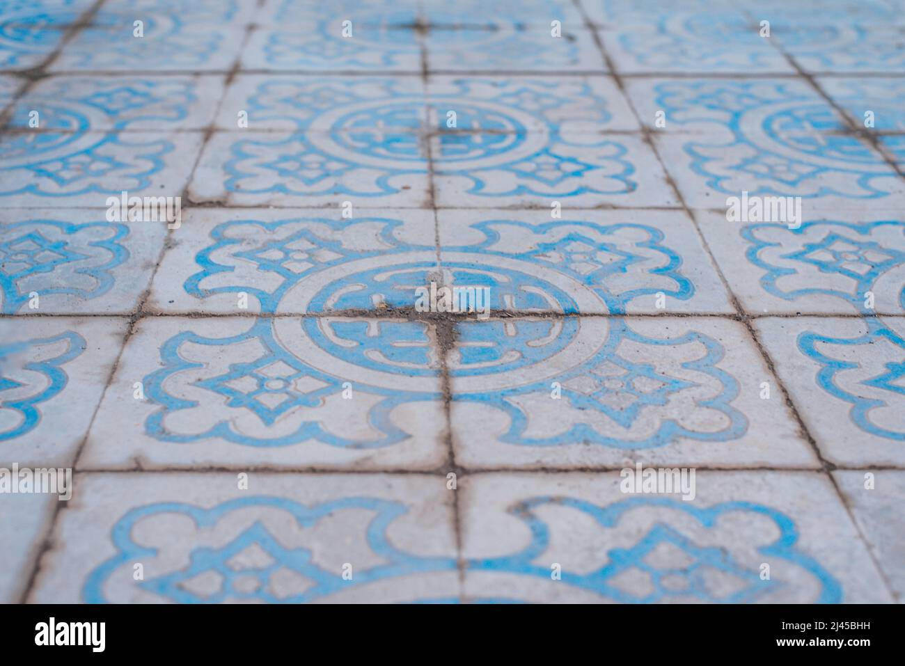 classic mosaic ceramic tile pattern vintage tiles background Stock ...