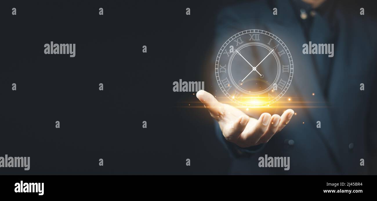 Concept time management young male hi-res stock photography and images ...