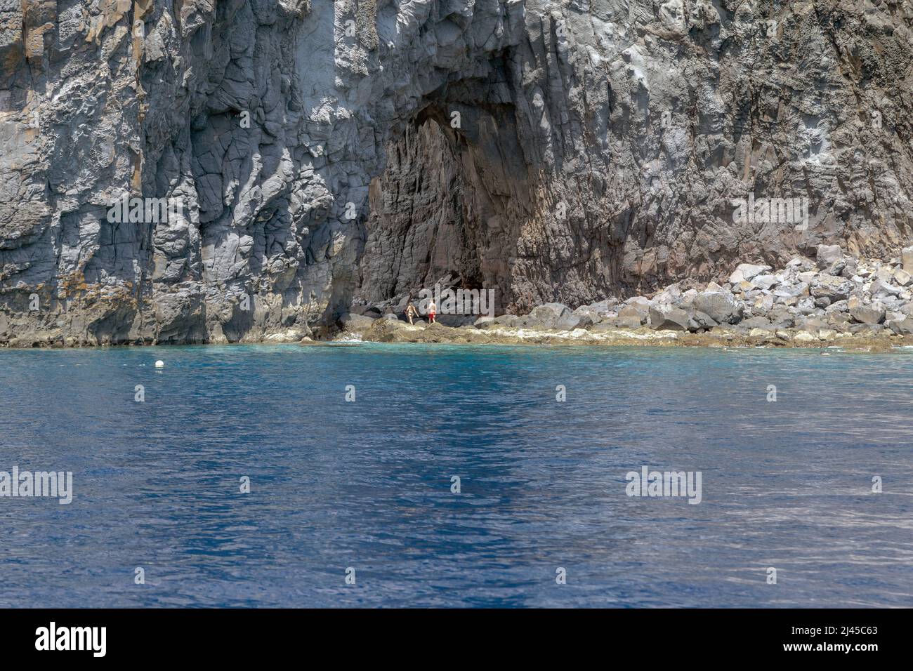 MADEIRA, PORTUGAL - AUGUST 28, 2021: Unidentified tourists stroll ...