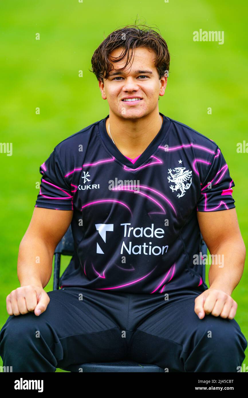 Will Smeed during a photocall at The County Ground, Somerset. Picture ...