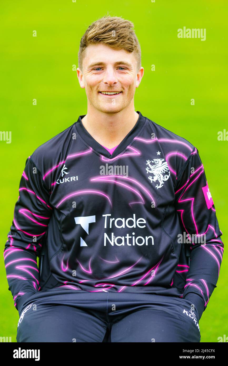 Tom Abell during a photocall at The County Ground, Somerset. Picture ...